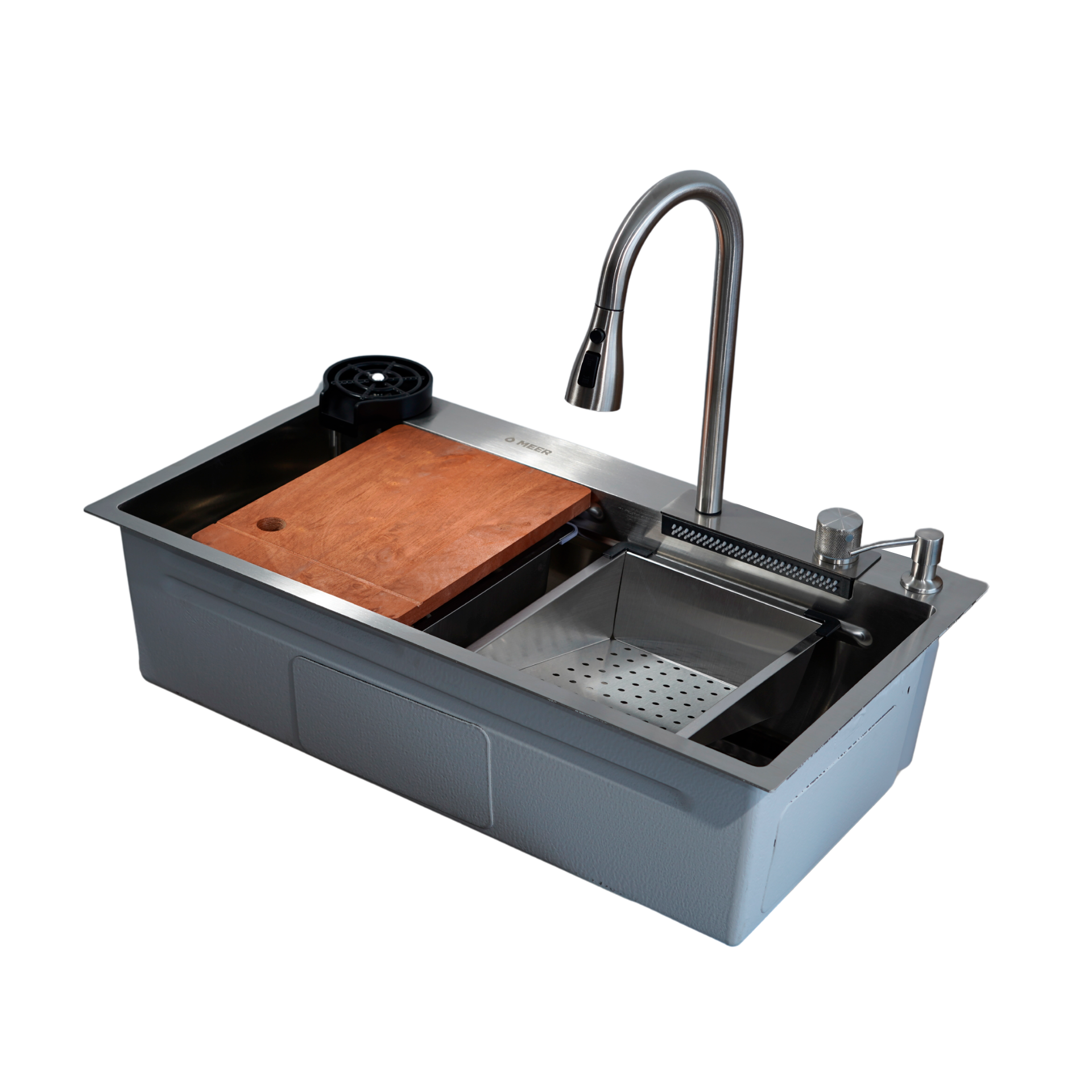 Set de Tarja con Mezcladora y Accesorios 80x45x23 cm – Baños Román