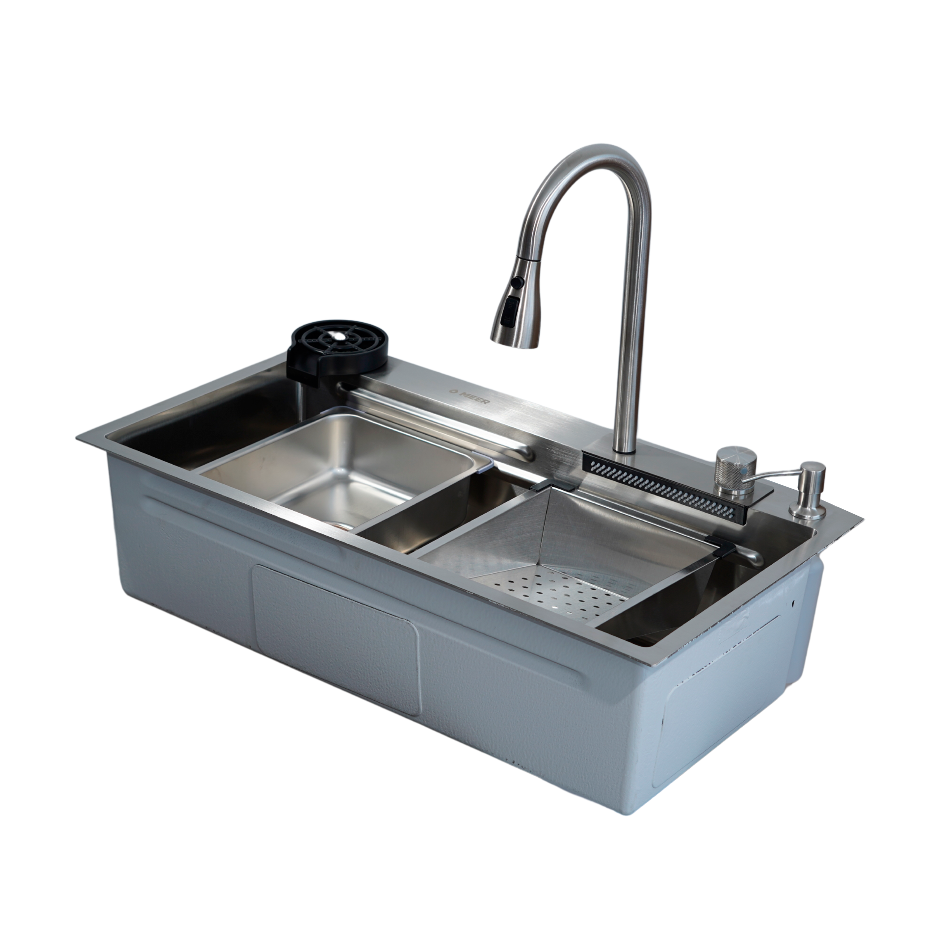 Set de Tarja con Mezcladora y Accesorios 80x45x23 cm – Baños Román